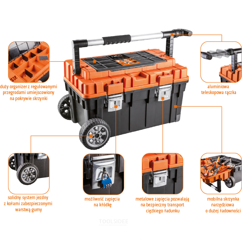 neo trolley cart dim. 680x400x355mm - toolsidee.co.uk