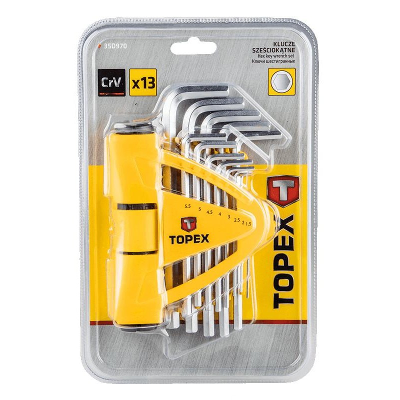 Topex Inbus Set mit Halter 13 Stk - toolsidee.de