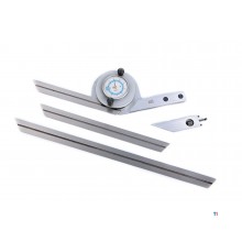 HBM 5-part adjustable protractor with clock - toolsidee.ie