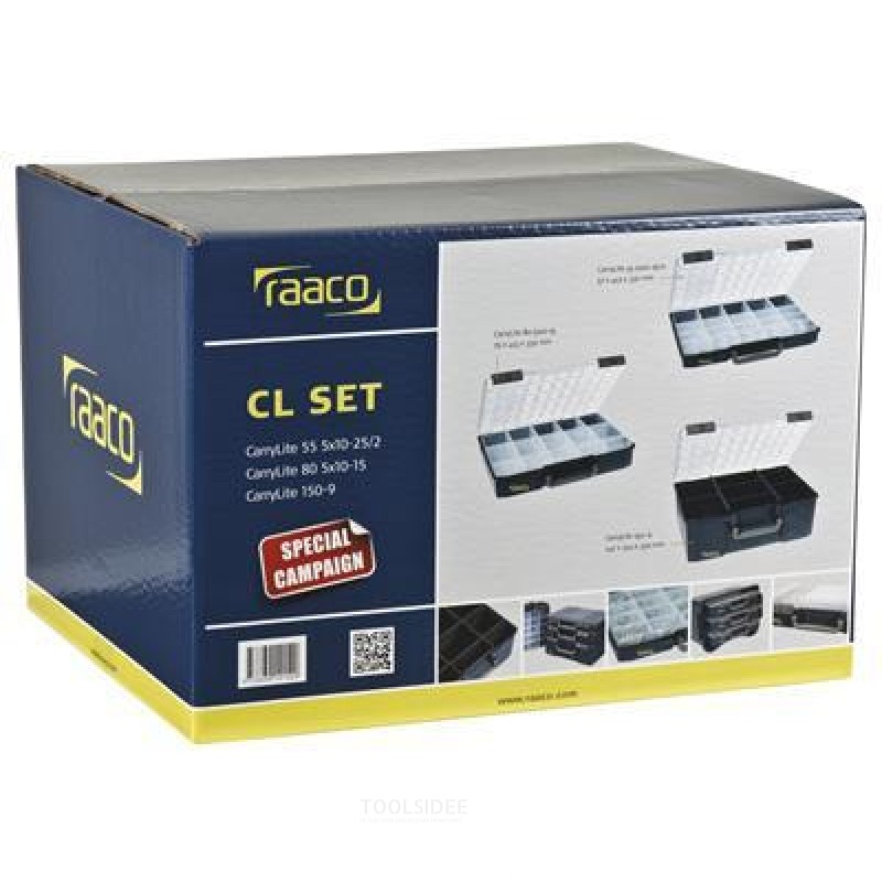 Raaco Assortment box CarryLite set of 3 - toolsidee.co.uk