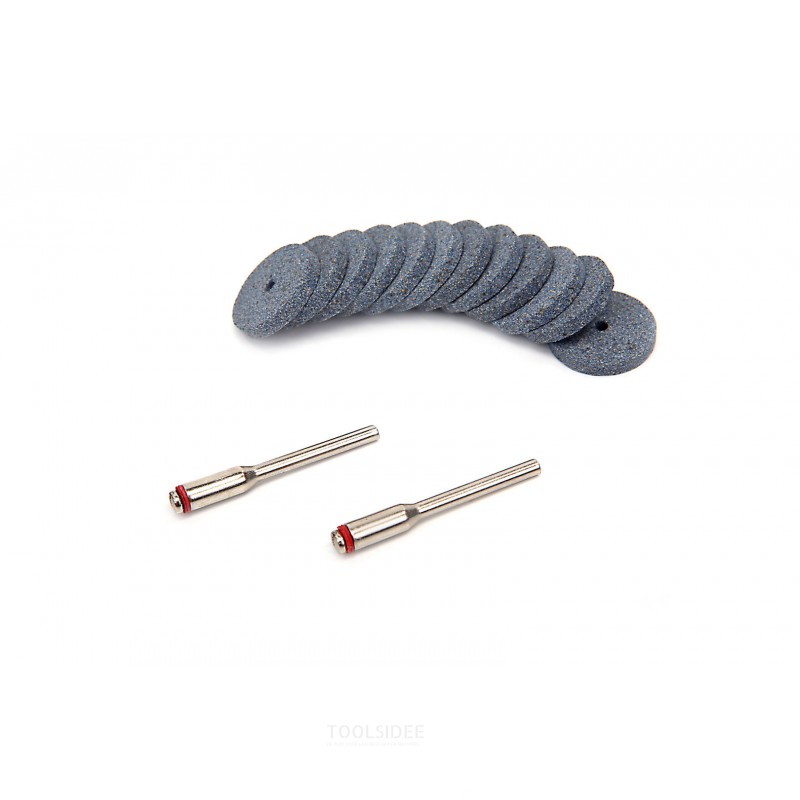 HBM 14 stykke Slipende stein sett - Polering stein sett BLÅ MONTERING 3 ...