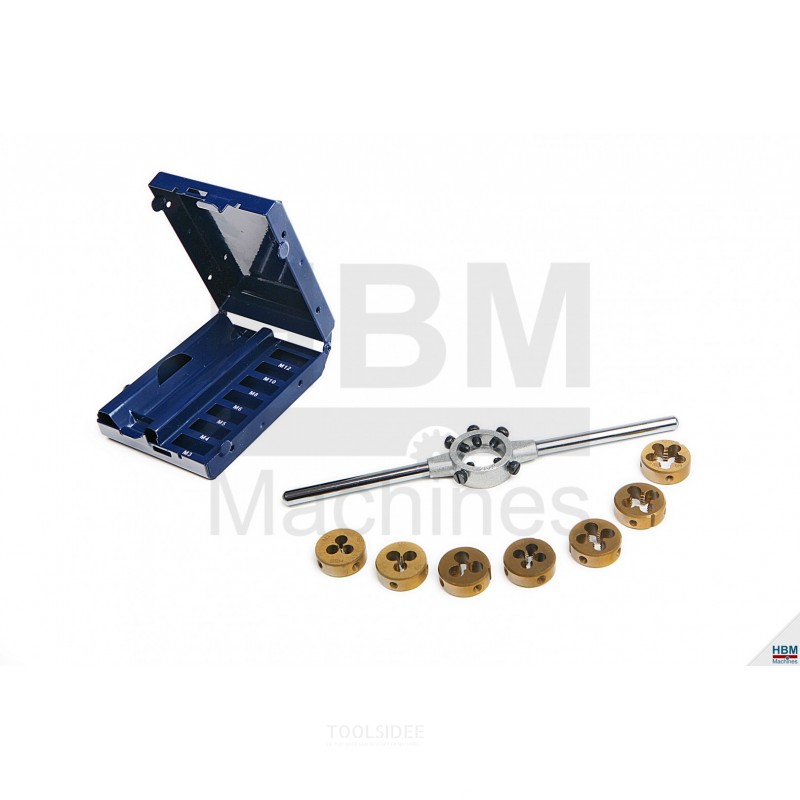 HBM 8-piece unf cutting plate set - toolsidee.co.uk