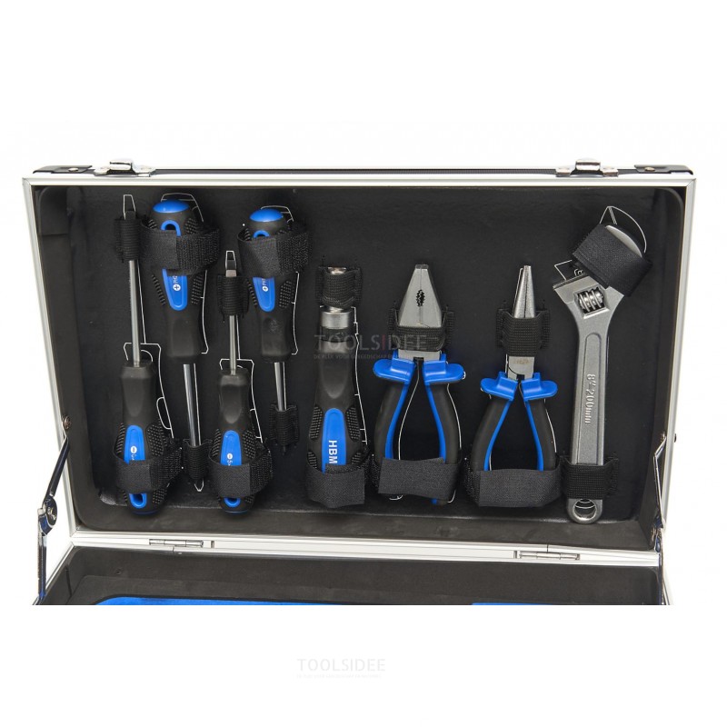 HBM tool case, tool set with EVA inlay 53 pieces - toolsidee.ie