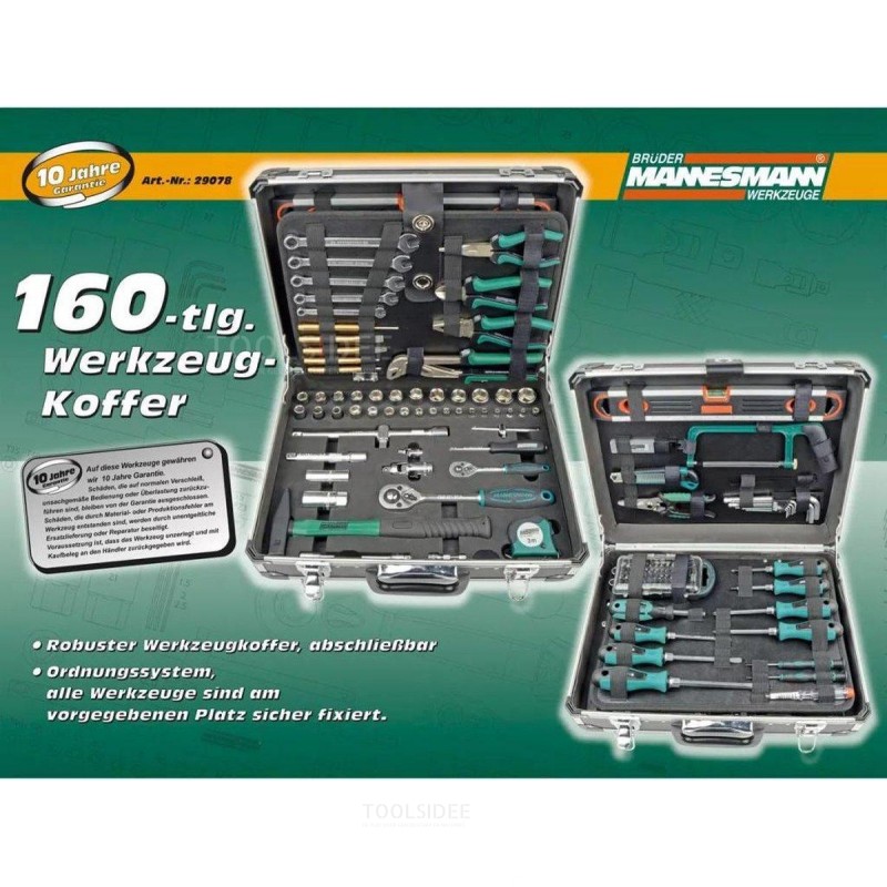 Mannesmann tool case 160 pcs - toolsidee.ie