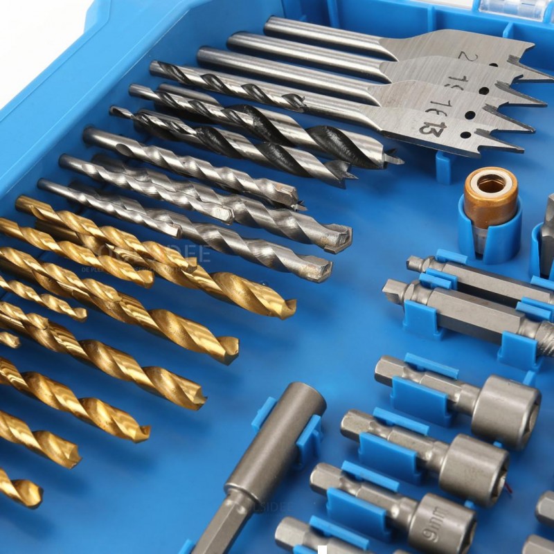 HBM Combination drill set 100-piece - toolsidee.co.uk