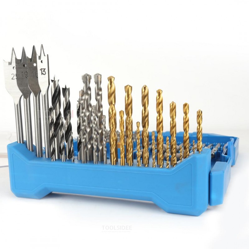 HBM Combination drill set 100-piece - toolsidee.co.uk