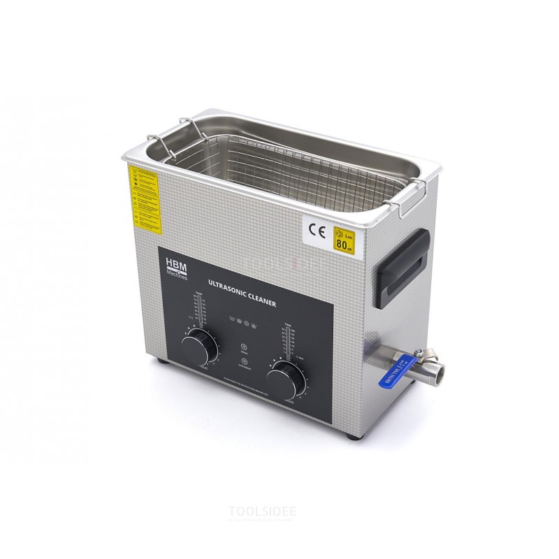 HBM High Precision Ultrasonic Cleaner 6,5 liter - toolsidee.net