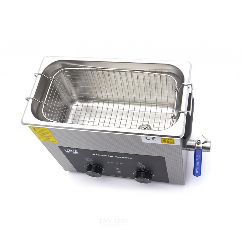 HBM High Precision Ultrasonic Cleaner 6,5 liter - toolsidee.net