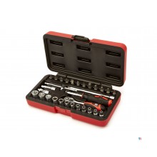 AOK 30 piece 1/4 professional super grip socket set - toolsidee.co.uk