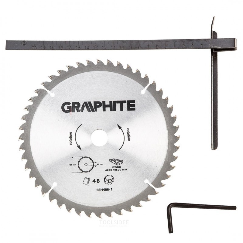 GRAPHITE circular saw machine 1200w - toolsidee.ie