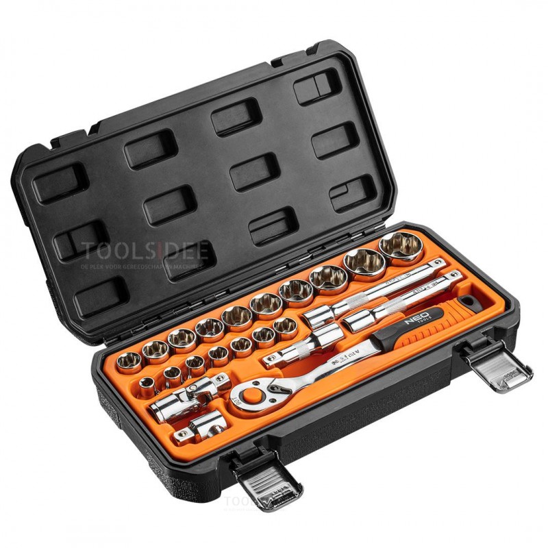 NEO socket set 1/2', 23 pieces - toolsidee.co.uk