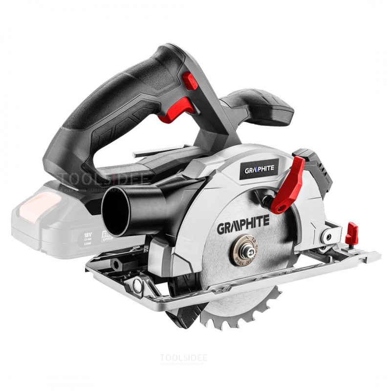 GRAPHITE cordless hand circular saw 150 mm, 18v, LI-ION Energy+ 58G008 ...