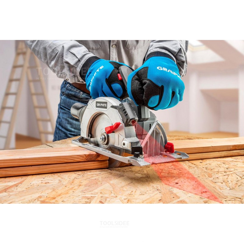 GRAPHITE cordless hand circular saw 150 mm, 18v, LI-ION Energy+ 58G008 ...