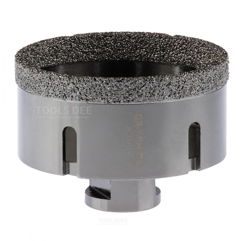 GRAPHITE diamond drill 83mm, m14 with cooling wax - toolsidee.co.uk