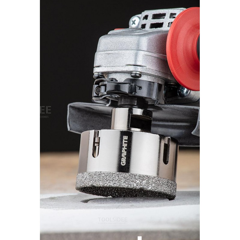 GRAPHITE diamond drill 83mm, m14 with cooling wax - toolsidee.co.uk