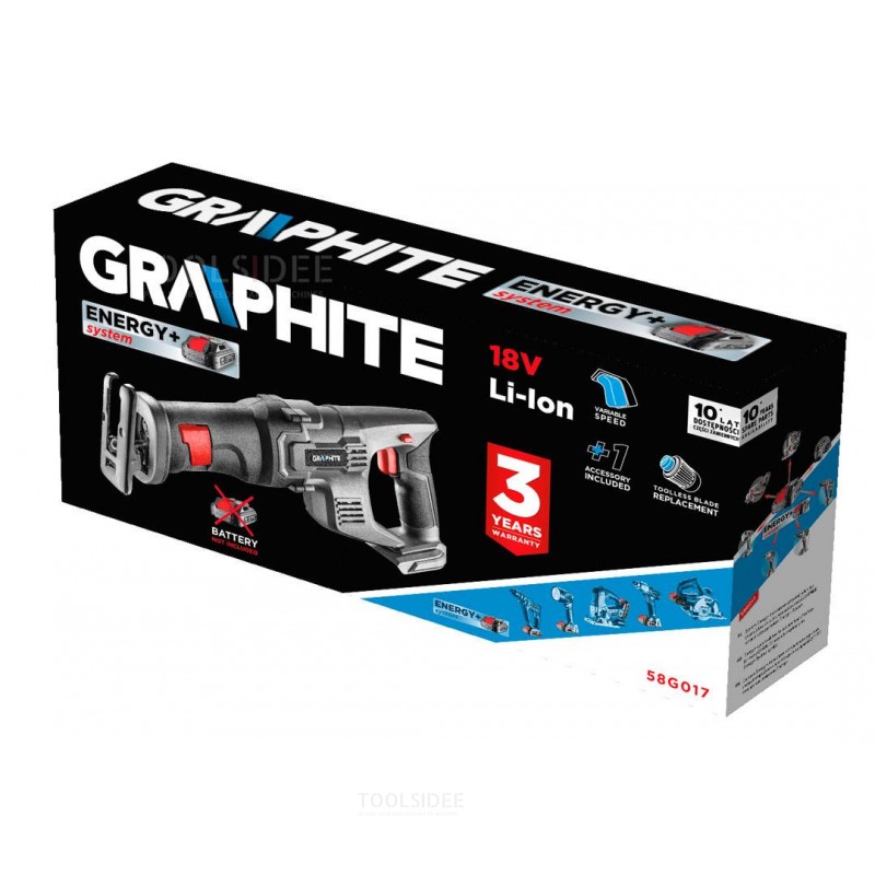 GRAPHITE reciprocating saw 18v energy + - toolsidee.co.uk