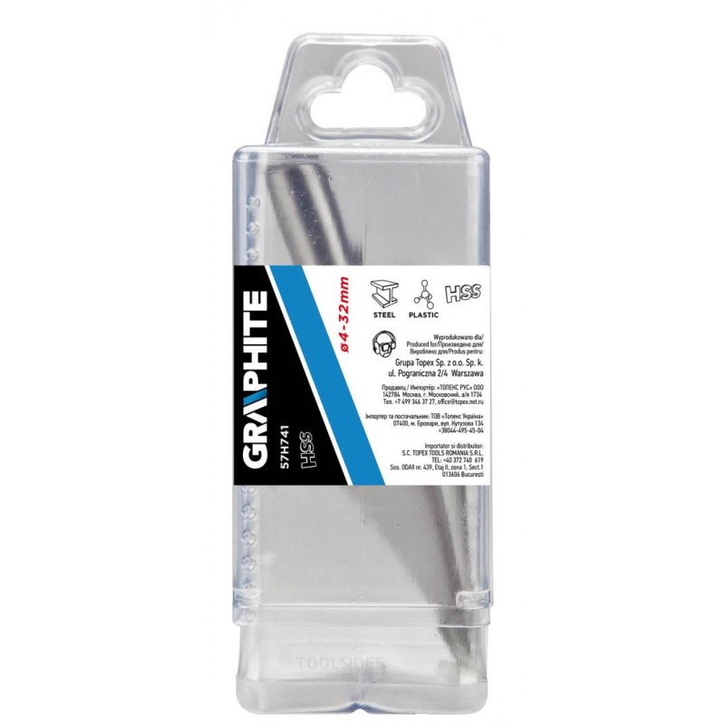 GRAPHITE step milling drill 4-32mm - toolsidee.co.uk