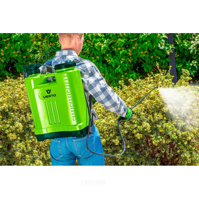 Verto Professional weed pump/pressure sprayer (15L) - toolsidee.co.uk