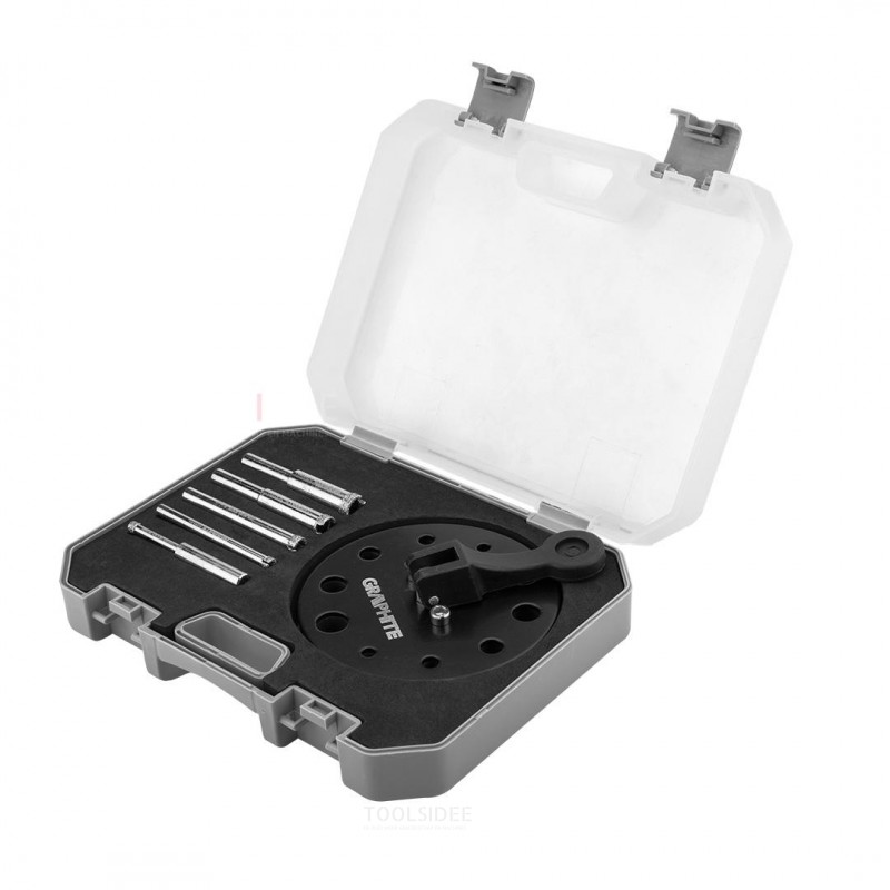 GRAPHITE diamond drill set 5-12mm - toolsidee.co.uk