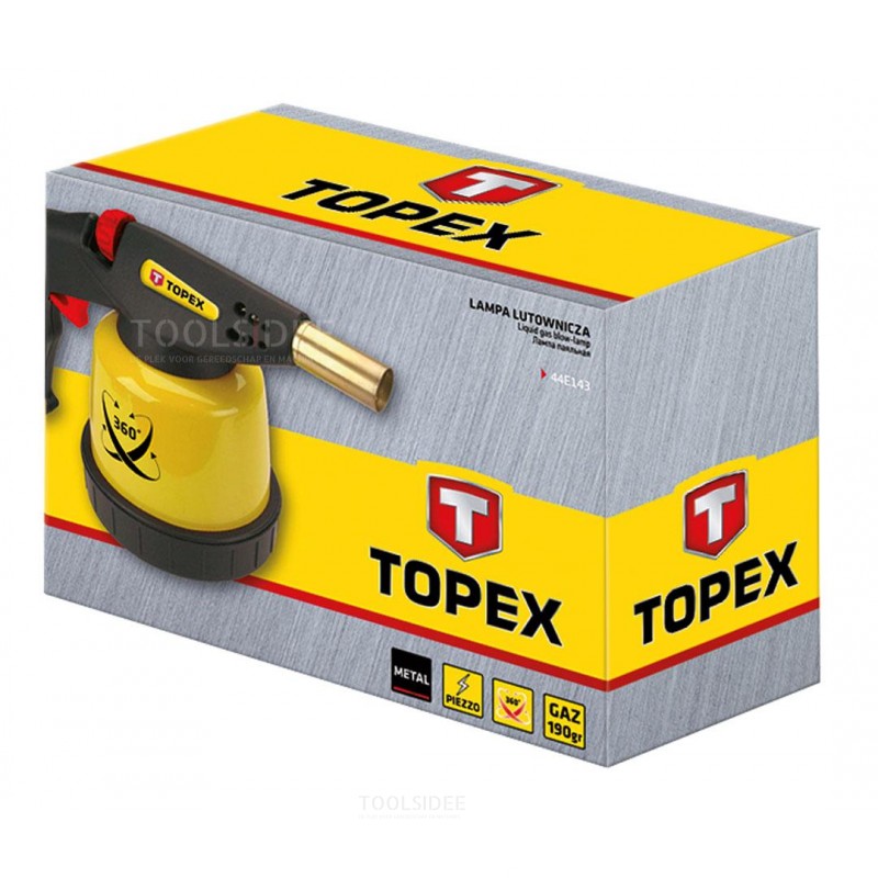TOPEX gas burner with piezo ignition - toolsidee.ie