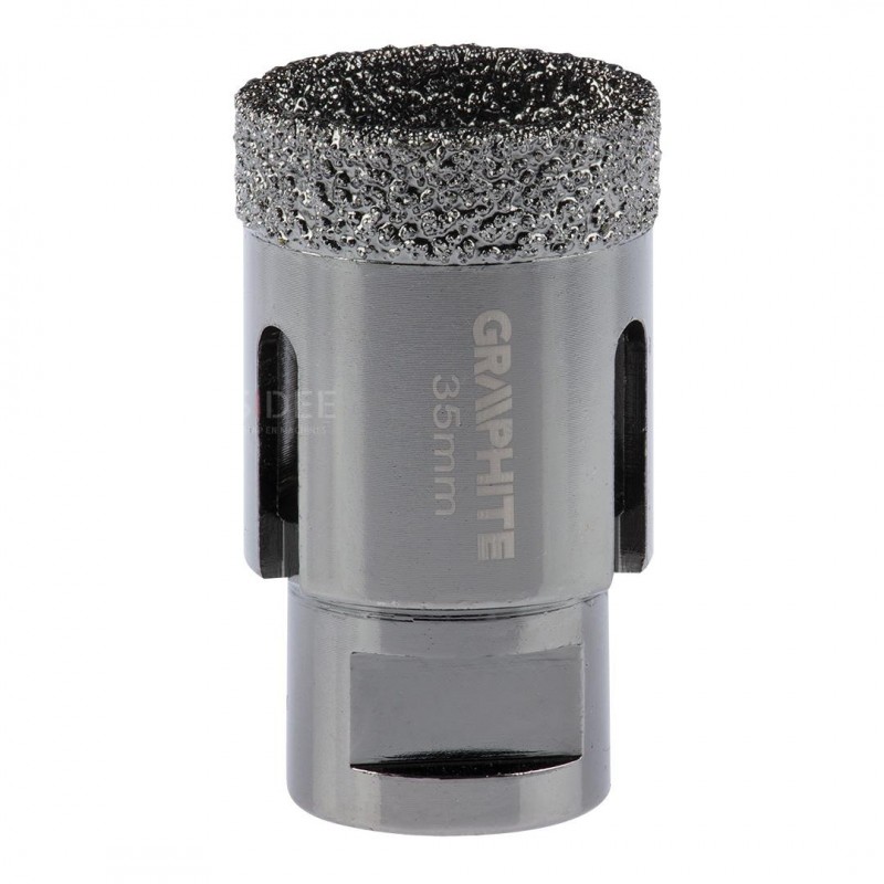 GRAPHITE diamond drill 35mm, m14 with cooling wax - toolsidee.co.uk