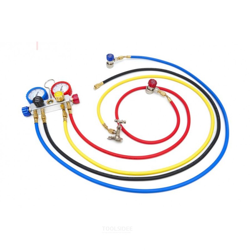 HBM Vacuum Pump 1 Stage with 2-Fold Manometer Set 85 Liters Per Minute ...