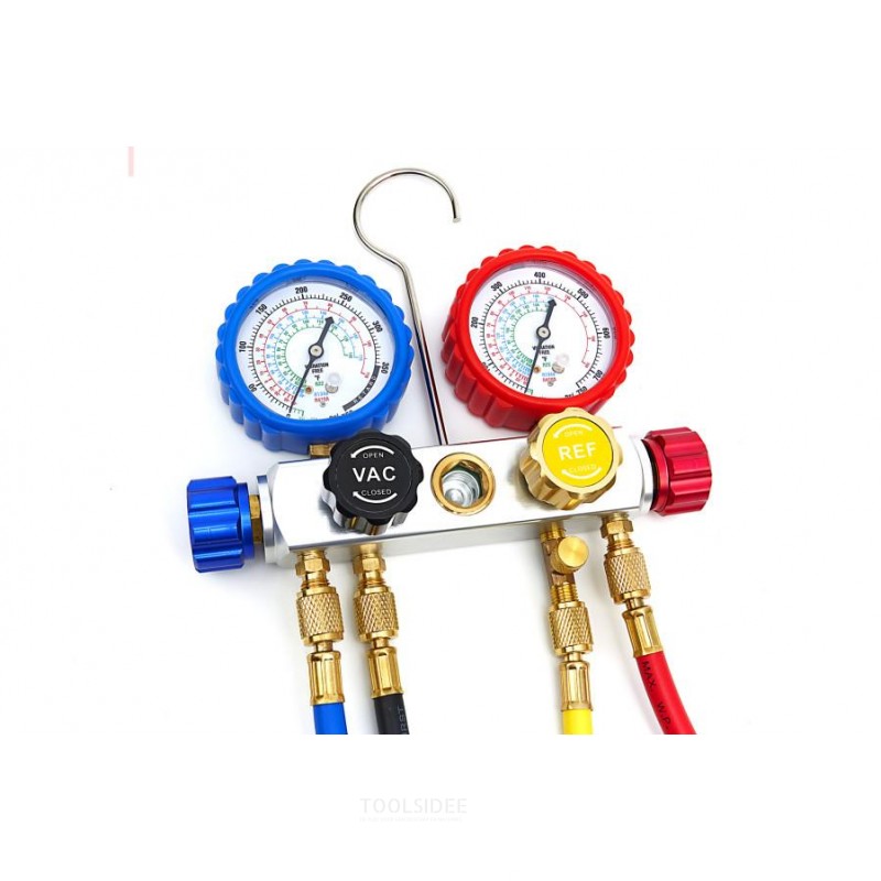 HBM Vacuum Pump 1 Stage with 2-Fold Manometer Set 85 Liters Per Minute ...