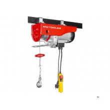 Paranco a fune 230V 250 kg, 12 m, 230 V, comando cablato MW Tools ...