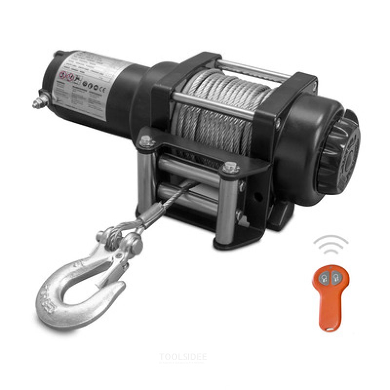 Vinsj 12V 2268kg trådløs kontroll MW Tools - toolsidee.net