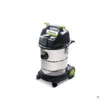 Wet and dry vacuum cleaner with EPA filter E10 - 30 liter stainless ...