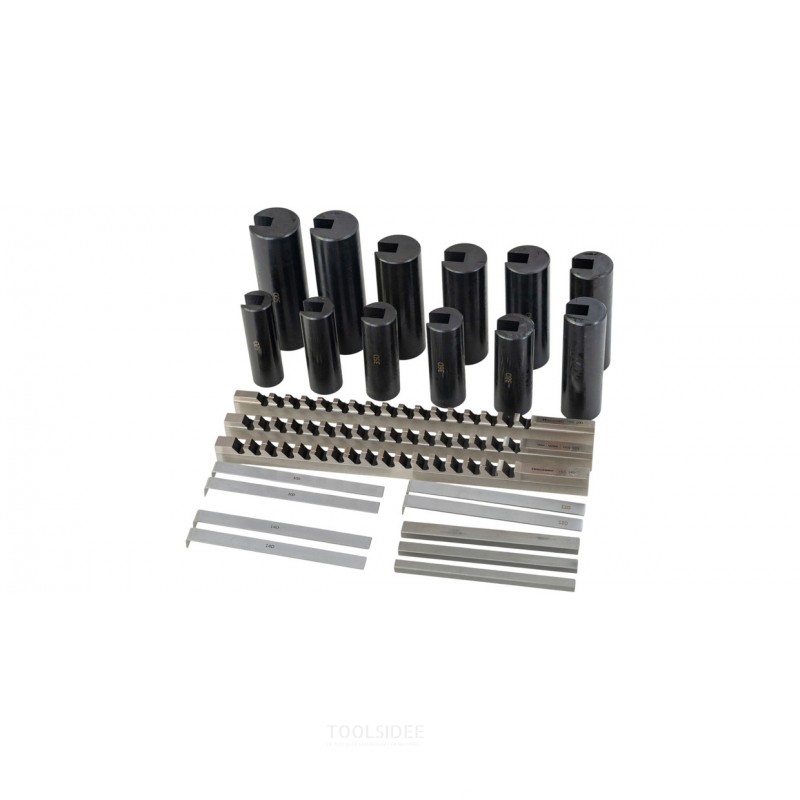 Broaching set 15-piece HSS 10 - 12 - 14 mm MW-Tech - toolsidee.co.uk