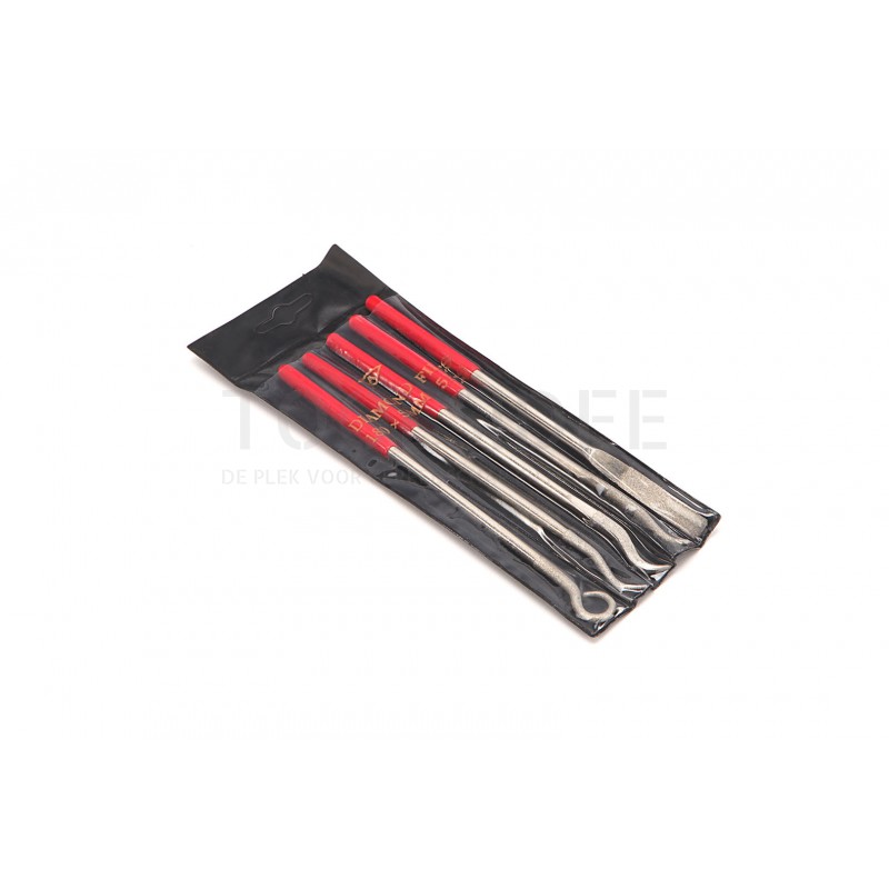 HBM 5-piece curved diamond file set 180 x 5 mm - toolsidee.co.uk