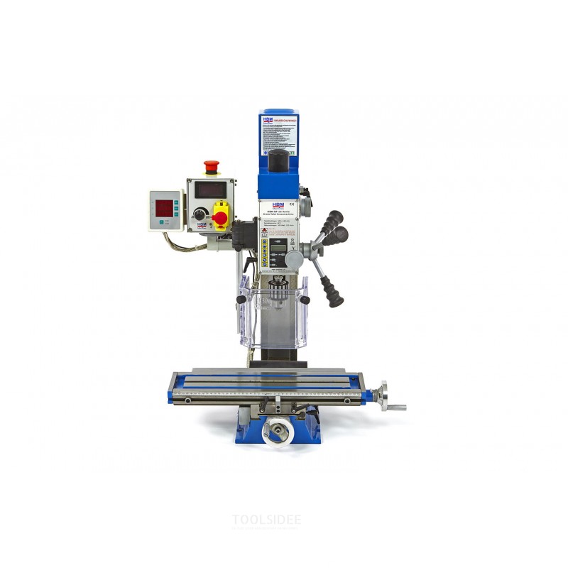 HBM bf 16 milling machine large table with 3 axis readout system ...