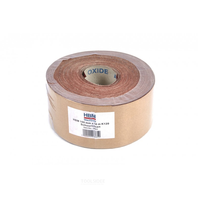 HBM 100 mm x 50 m K60 Toile abrasive - toolsidee.fr