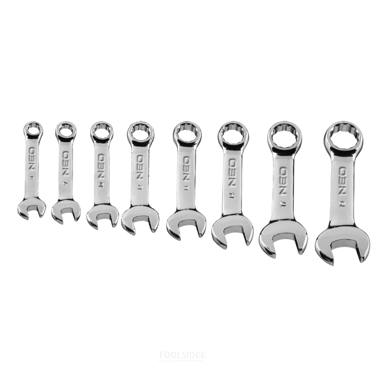 neo spanner / ring spanner set small, 8-19mm, 8pcs din 3113 - toolsidee ...
